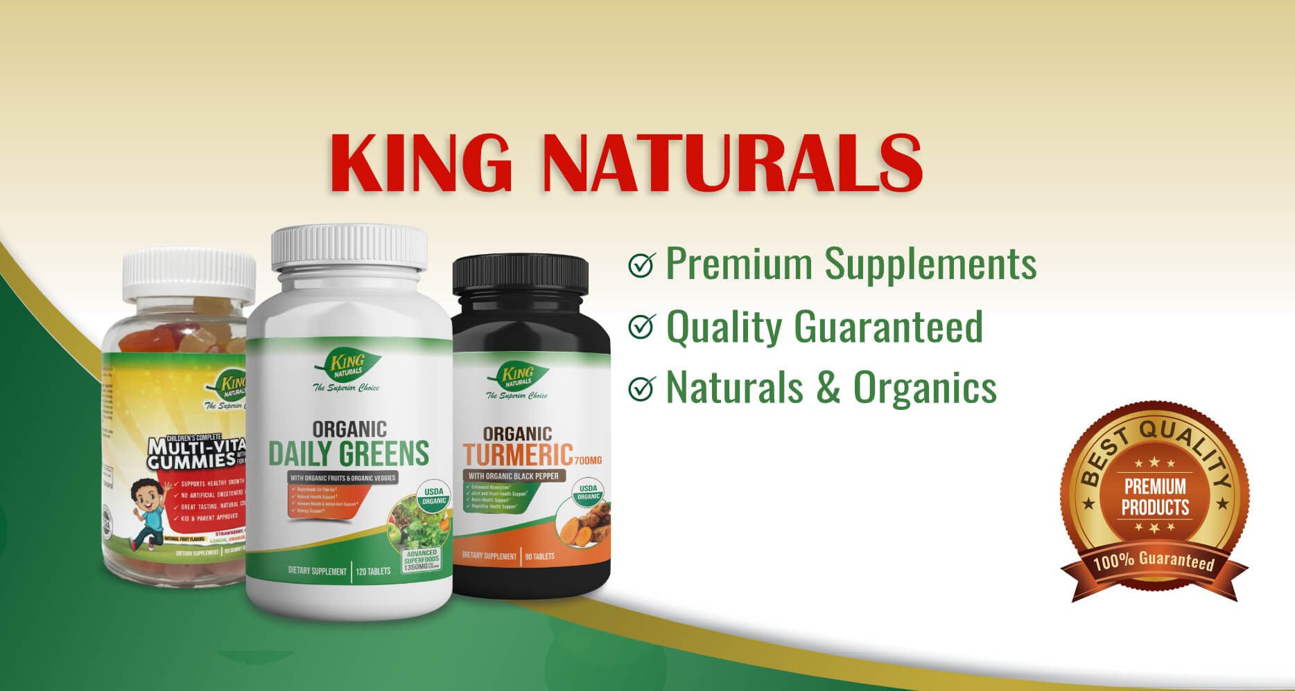 KingNaturals.com: Organic and Natural Supplements by King Naturals
